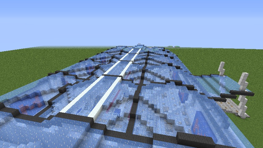 Modern train station Minecraft Map