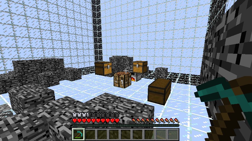 What happens when I play Cube Survival Minecraft Map