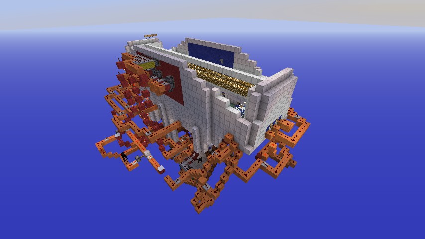 Shoot and Defend mini RedStone game By TenkyOfMadness Minecraft Map