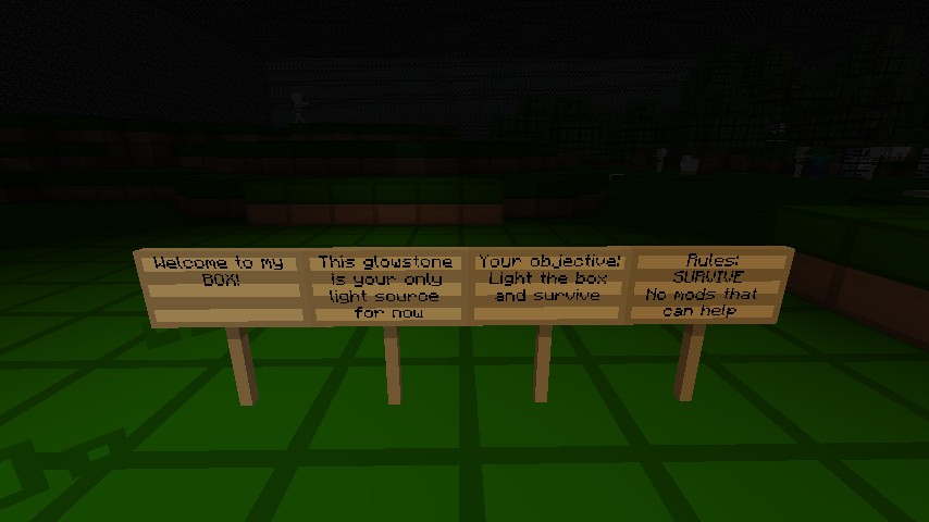 Dead man's Box [EXTREMELY HARD SURVIVAL MAP] Minecraft Map