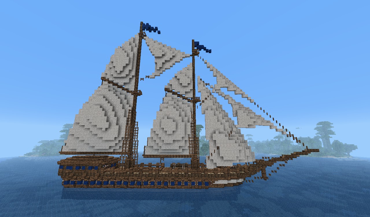 Odyssey - 89 Meter Schooner Minecraft Map