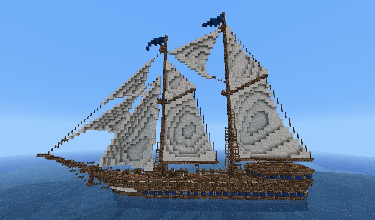 Odyssey - 89 Meter Schooner Minecraft Map