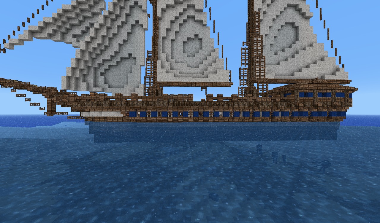 Odyssey - 89 Meter Schooner Minecraft Map
