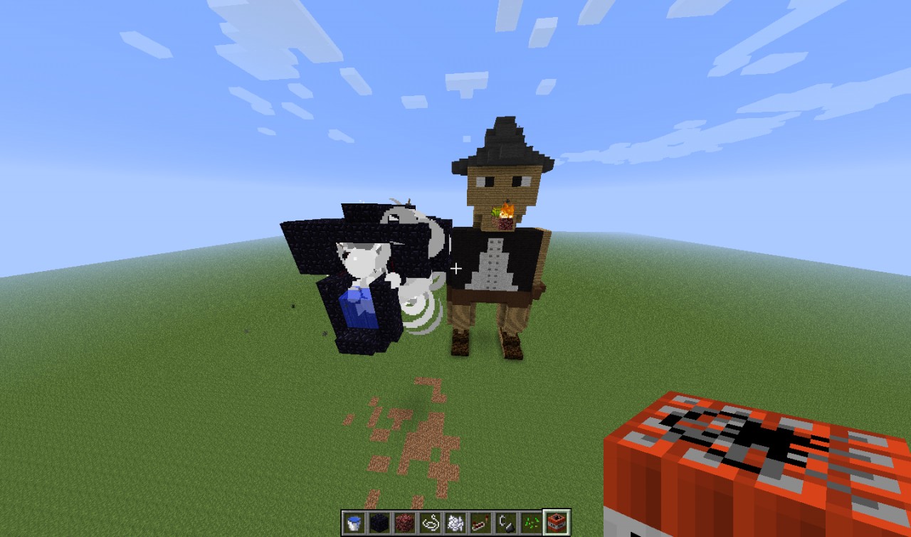 mafia man (with WORKING gun) Minecraft Map