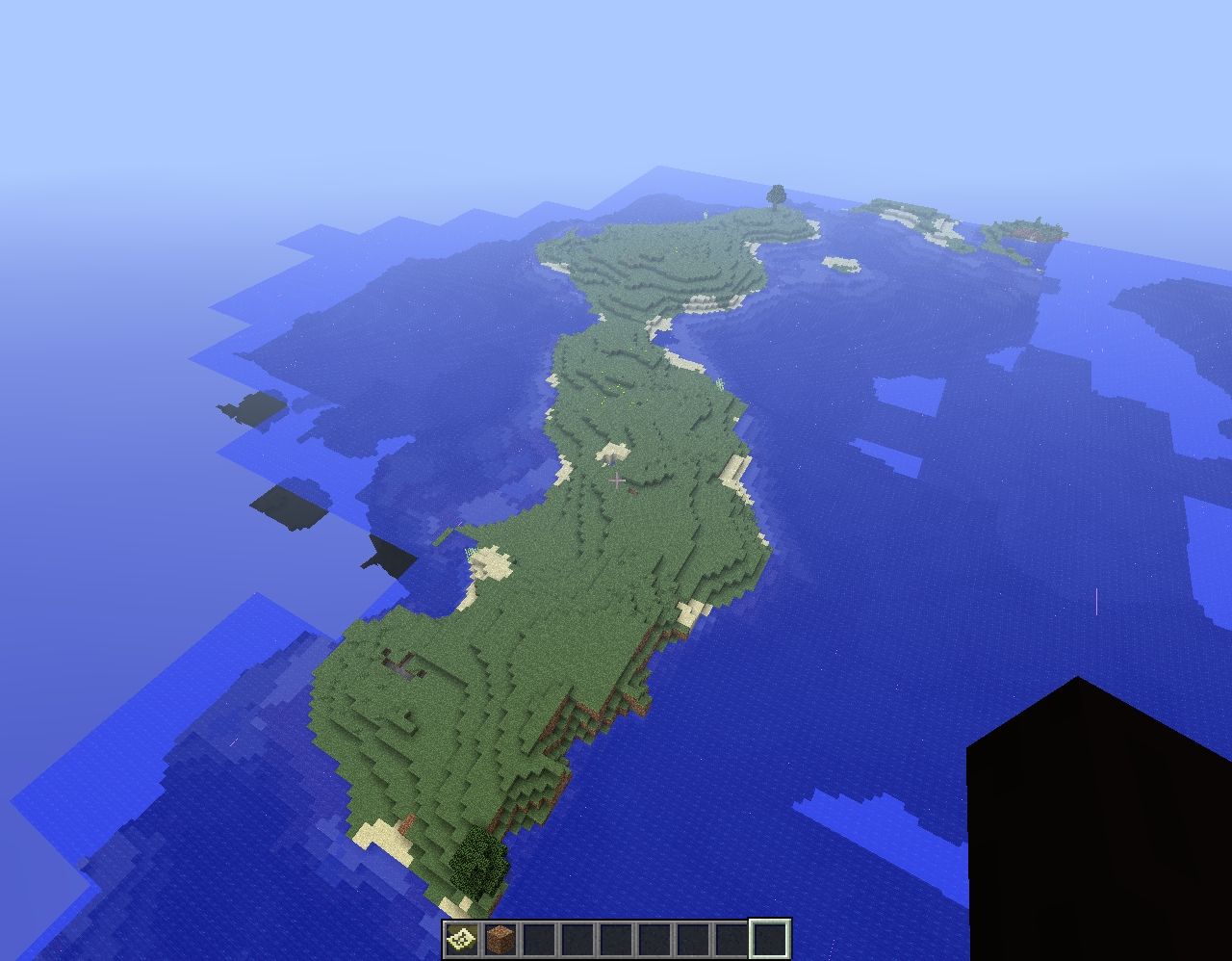 Minecraft 1.3.1 Large island seed
