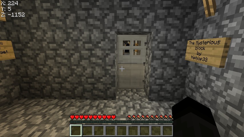 The Mysterious Block Minecraft Map