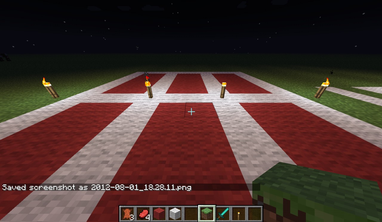 100 meter dash track Minecraft Map