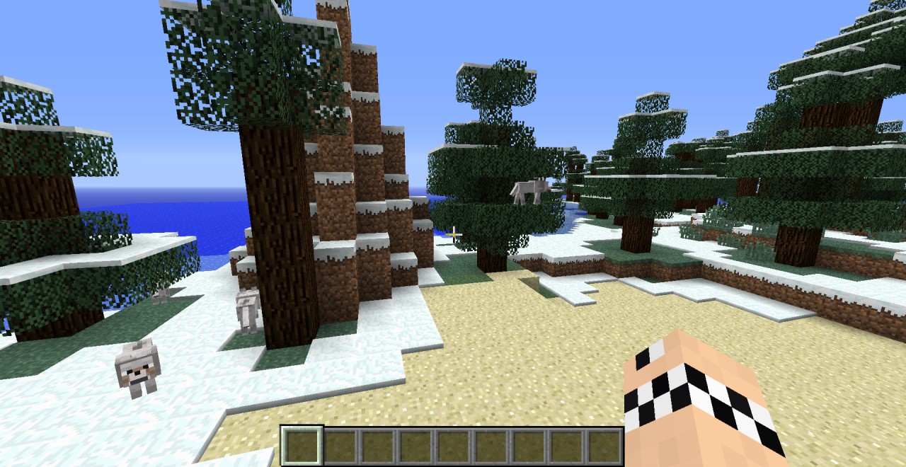 a new world seed with wolves Minecraft Map