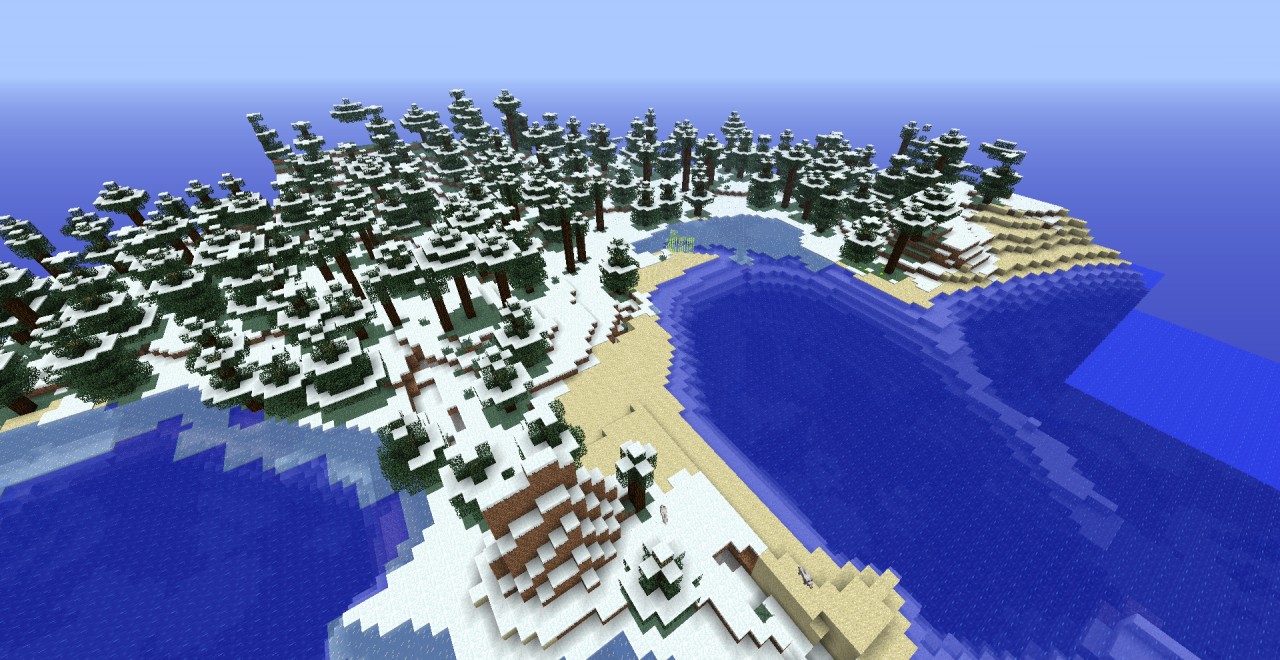 a new world seed with wolves Minecraft Map