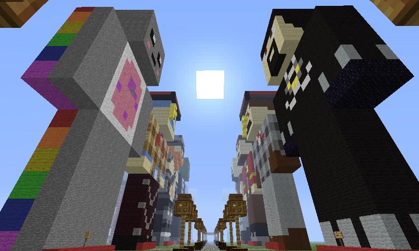 Giant skins! Minecraft Map
