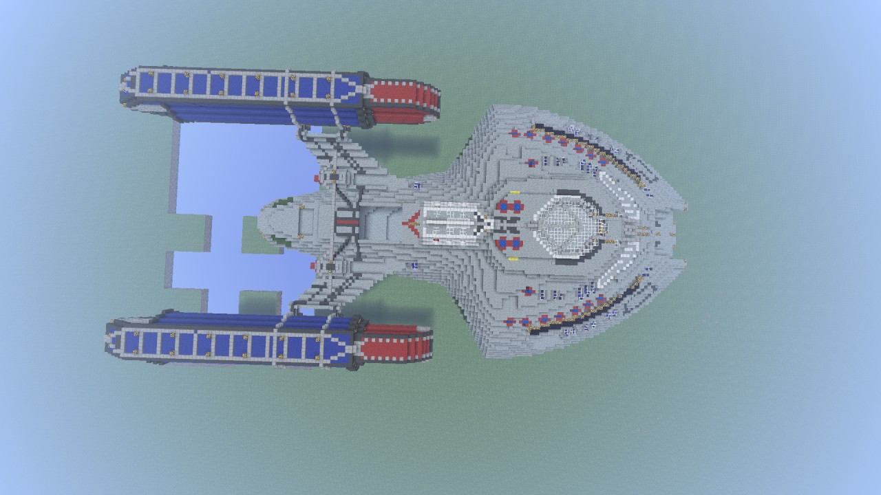 Star Trek Nova-Class Warship Minecraft Map