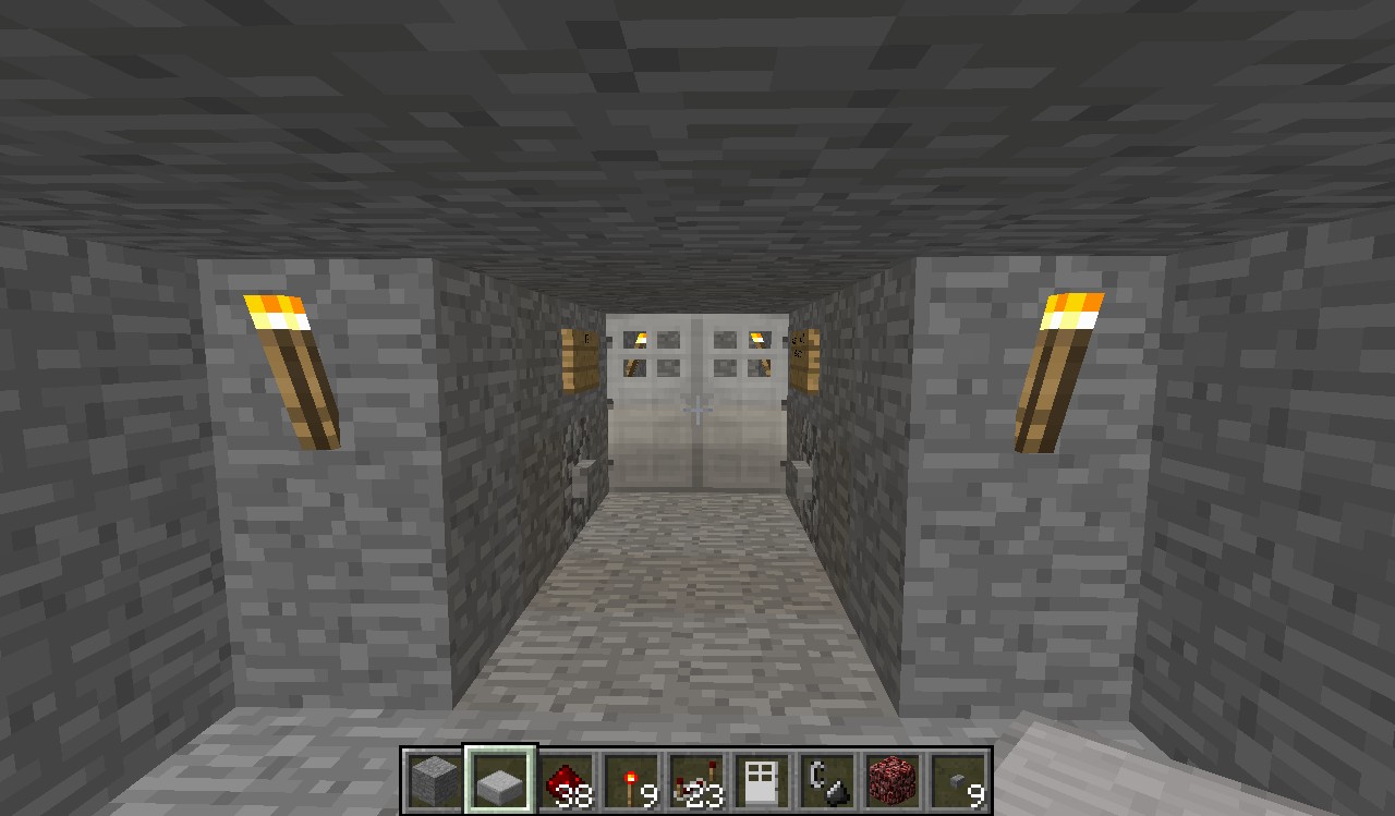 up and down piston elevator Minecraft Map