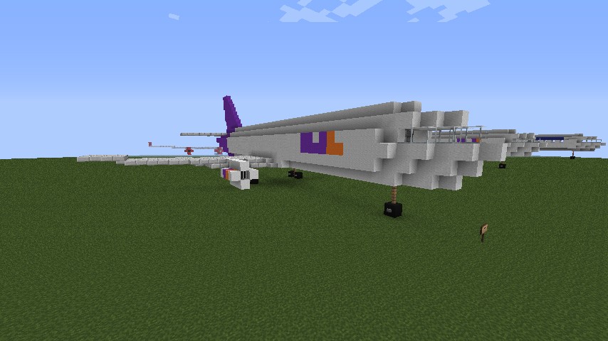 Airbus Family [All Planes 1:1 Scale] Minecraft Map