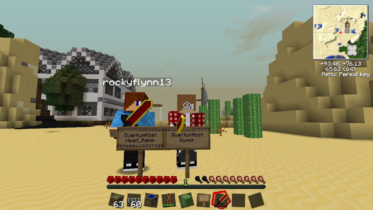 QuantumHost Dev Build to join! Tekkit! Minecraft Server