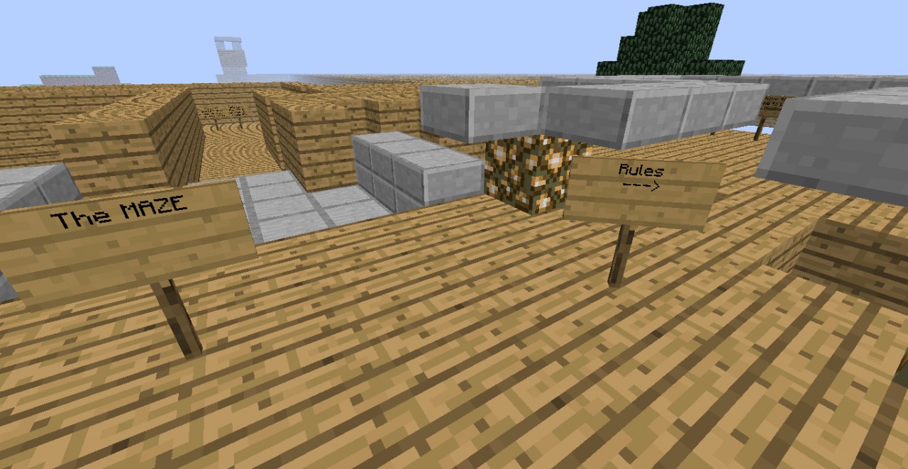 A-Mazing. A Maze game. Minecraft Map