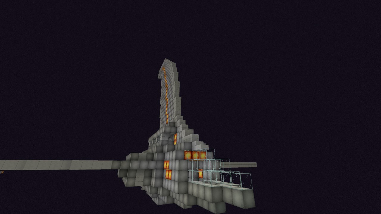 Large Space Ship Minecraft Map