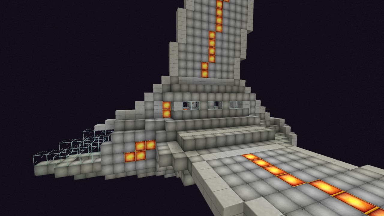 Large Space Ship Minecraft Map