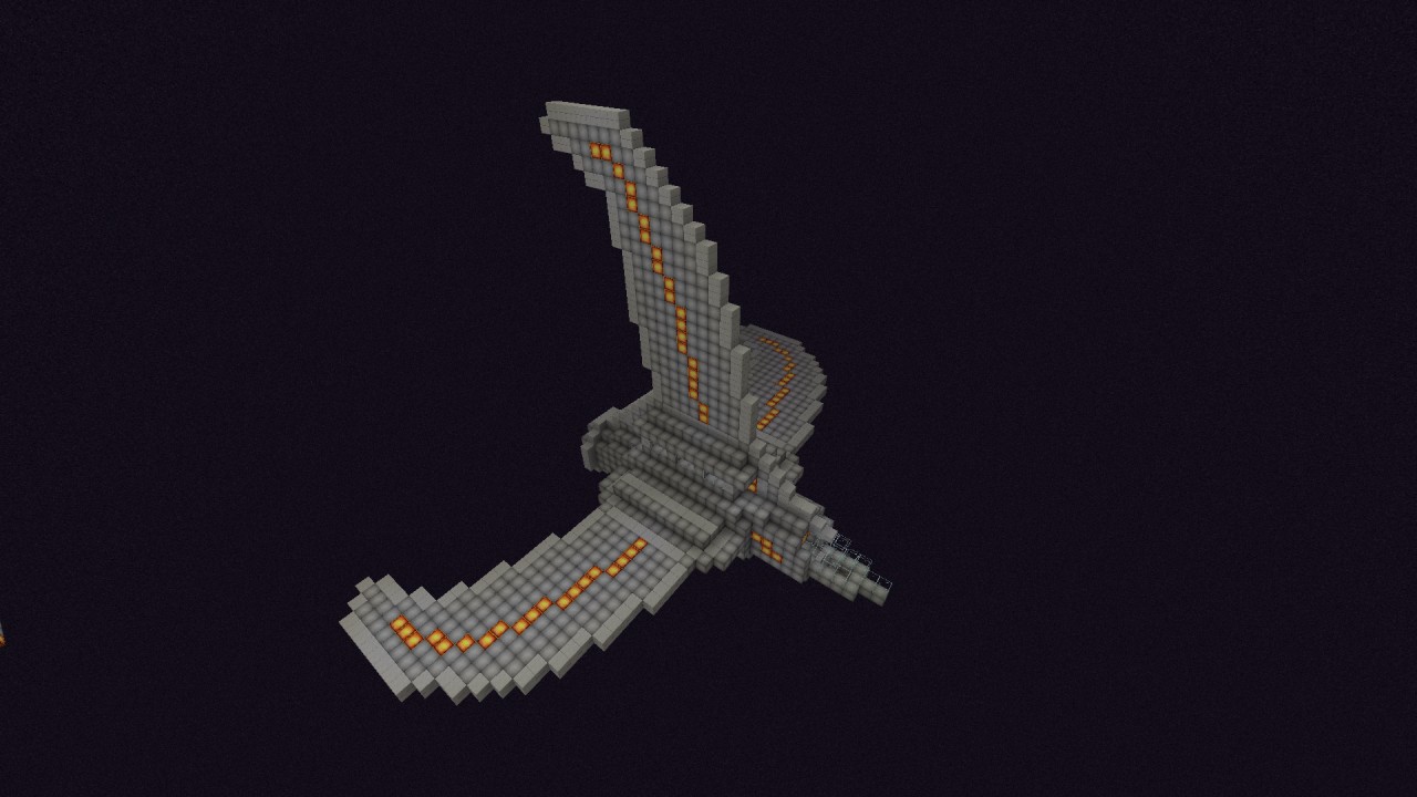 Large Space Ship Minecraft Map