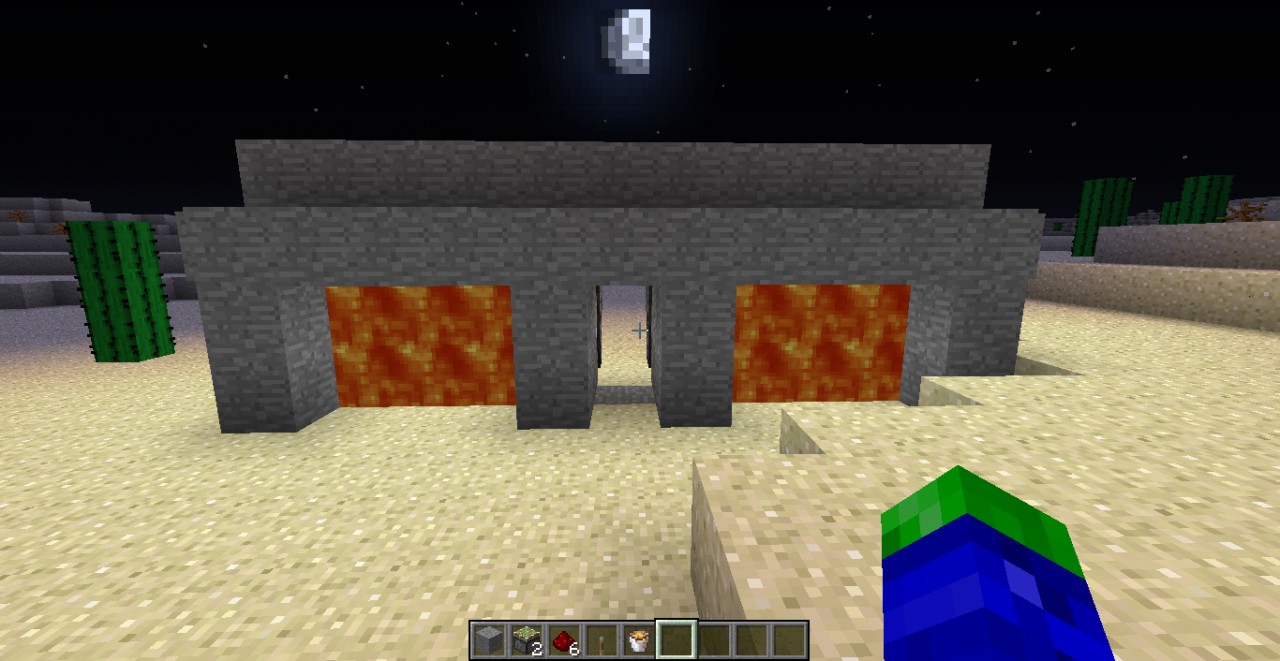 Mob Proof Lava Door Minecraft Map