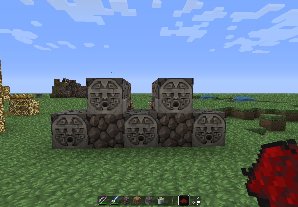 5 shot fire shooter Minecraft Map