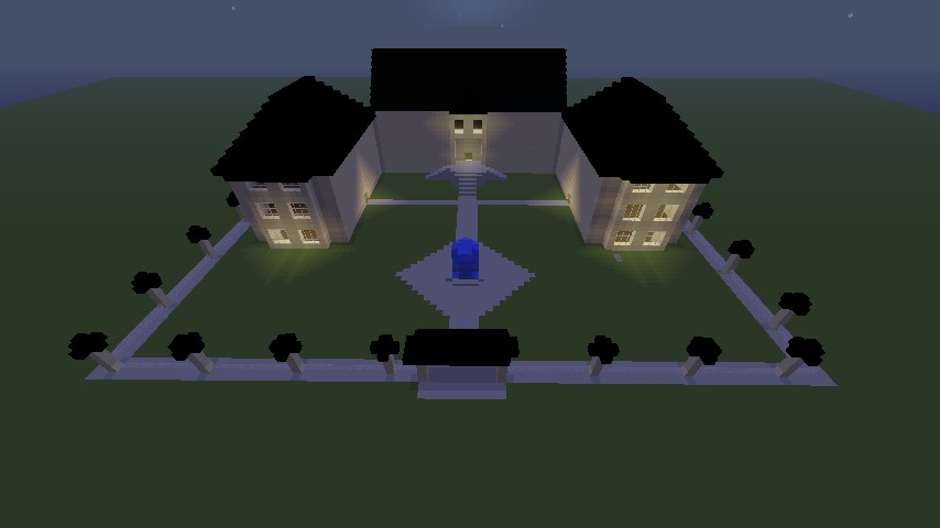 Triple house mansion Minecraft Map