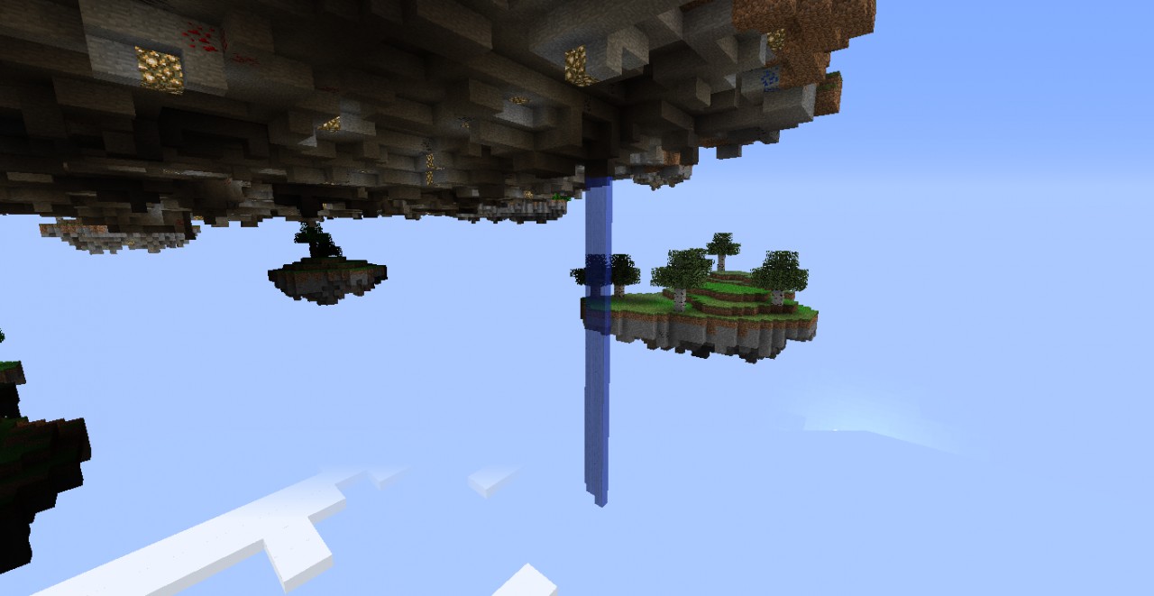 My First Flying island Minecraft Map