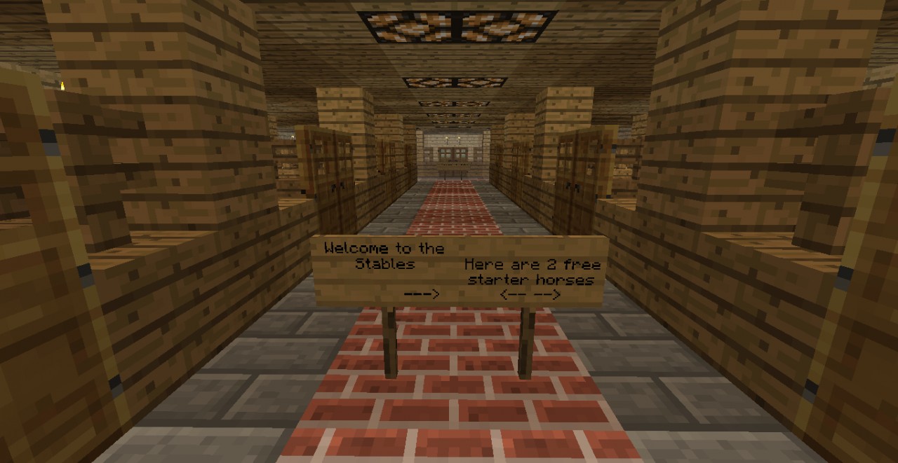 Sunny Field Horse Ranch Minecraft Map