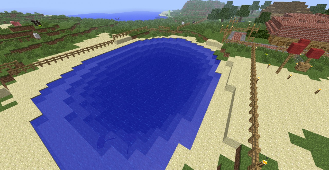 Sunny Field Horse Ranch Minecraft Map