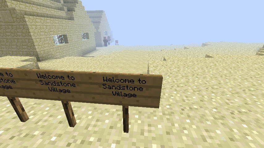 Sandstone Village V1 Minecraft Map