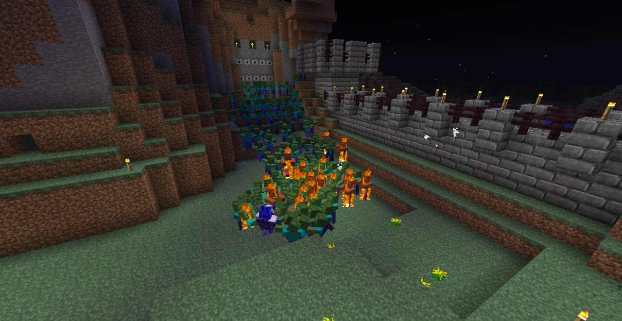 Zombie survival Minecraft Map