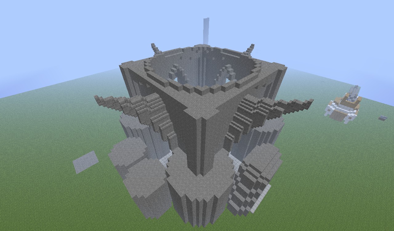Stone Megabuild Tower Minecraft Map