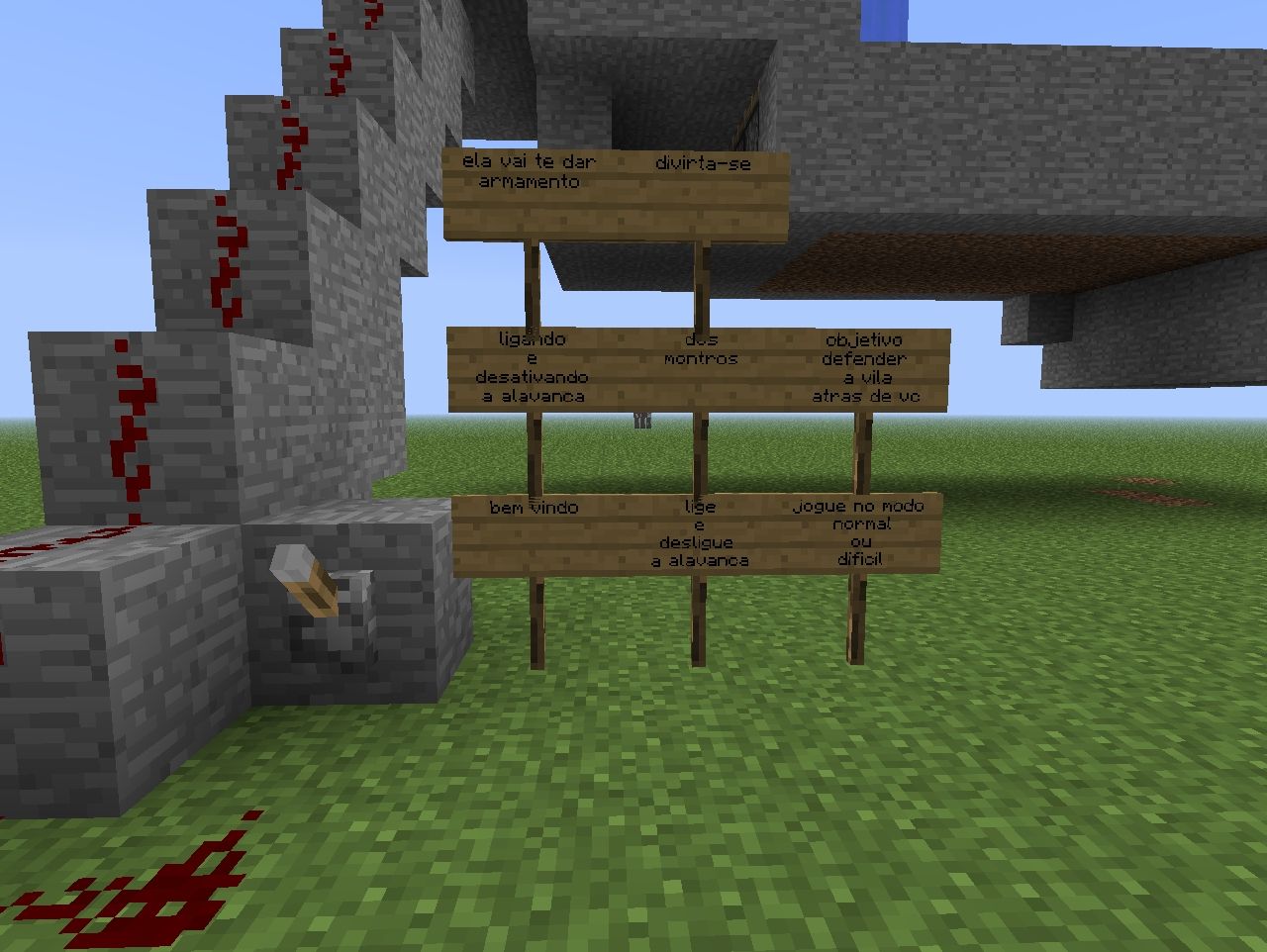 defender villager Minecraft Map