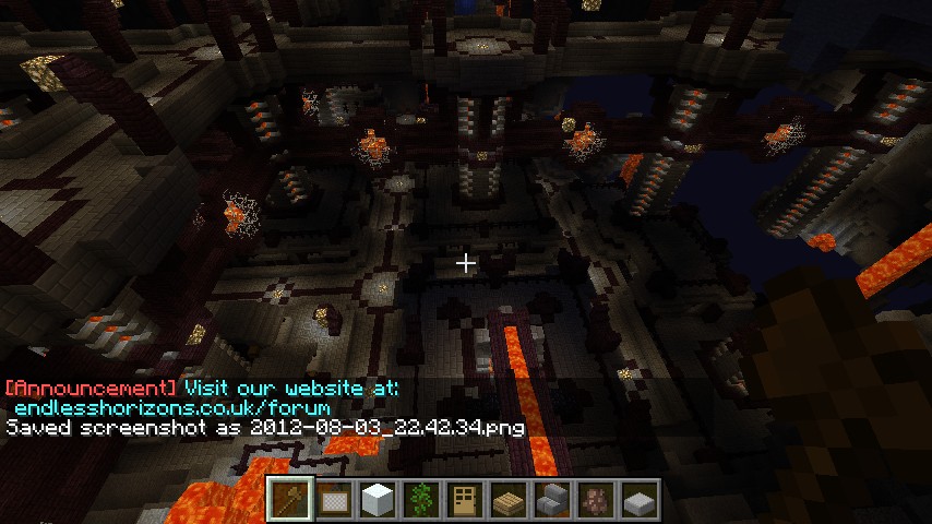 Dwarven, nether cave, Minecraft Map