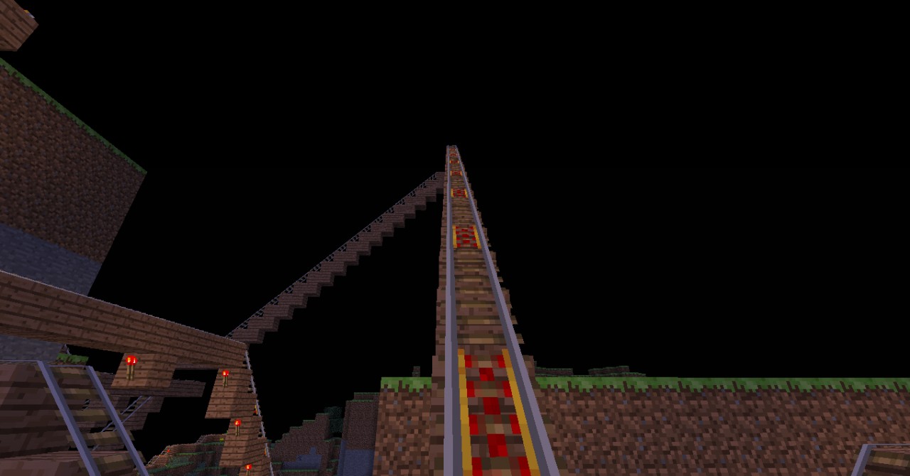 Minecart ride Minecraft Project