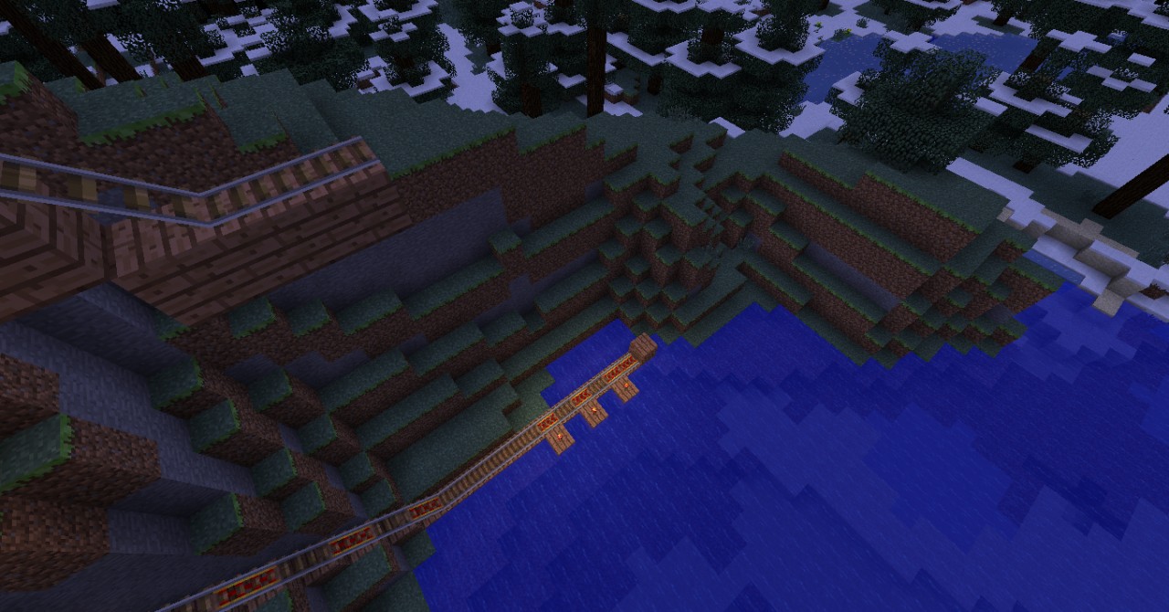 Minecart ride Minecraft Map