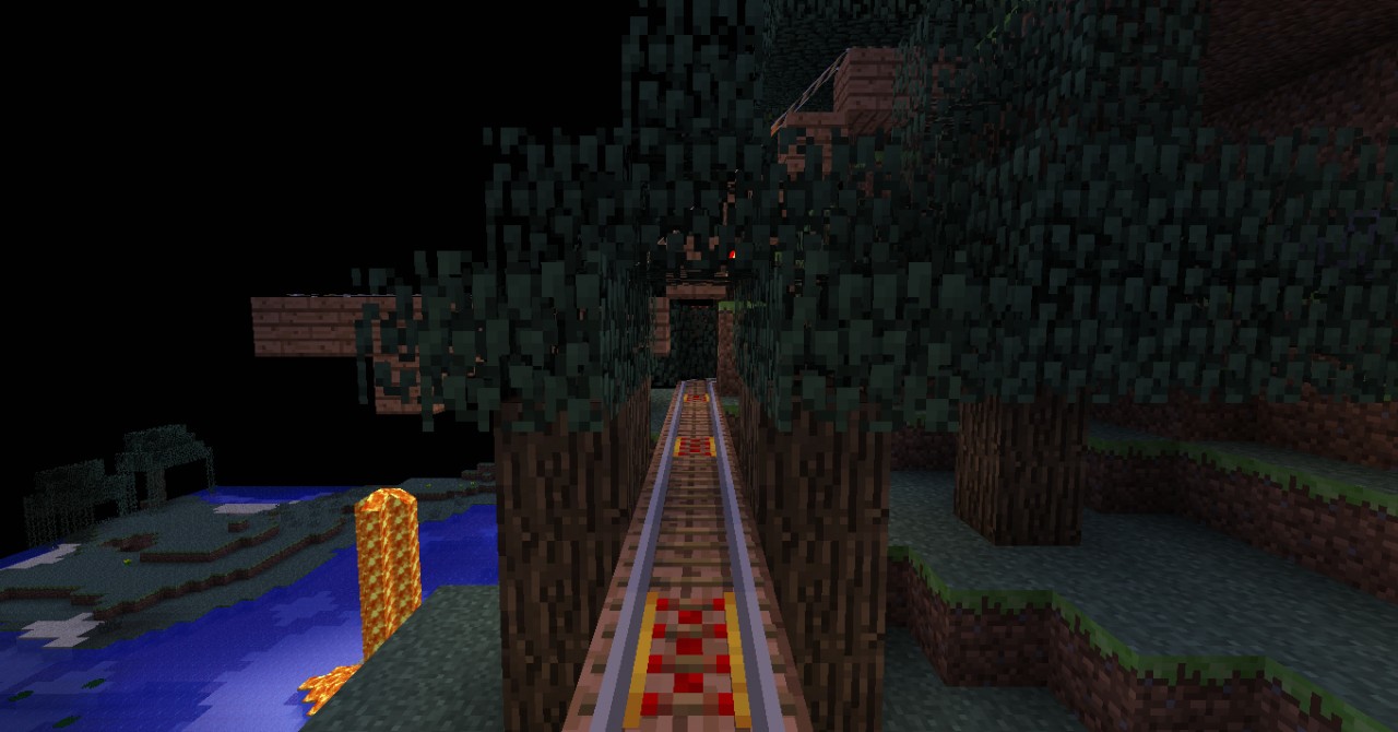 Minecart ride Minecraft Map