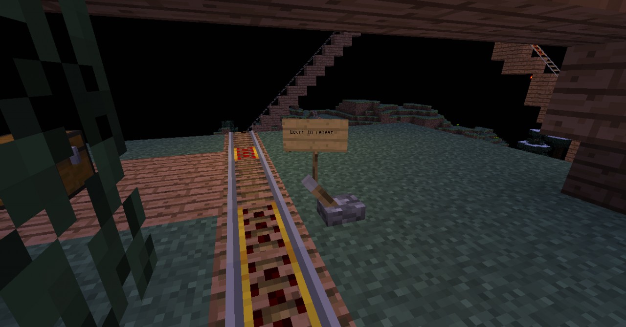 Minecart ride Minecraft Map