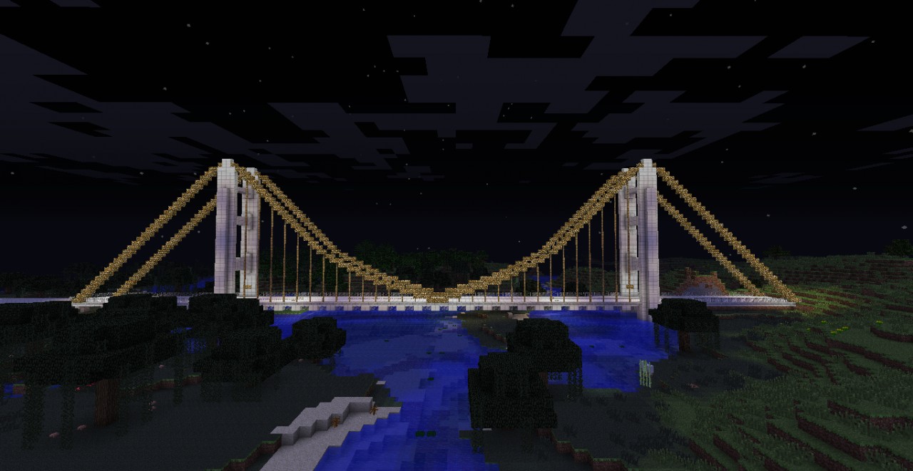 Steeplegate Suspension Bridge Minecraft Map