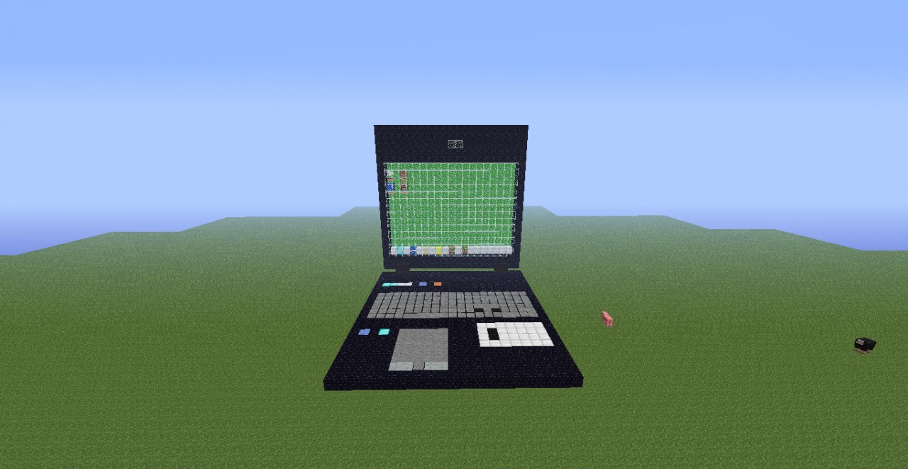 Laptop Computer Minecraft Map