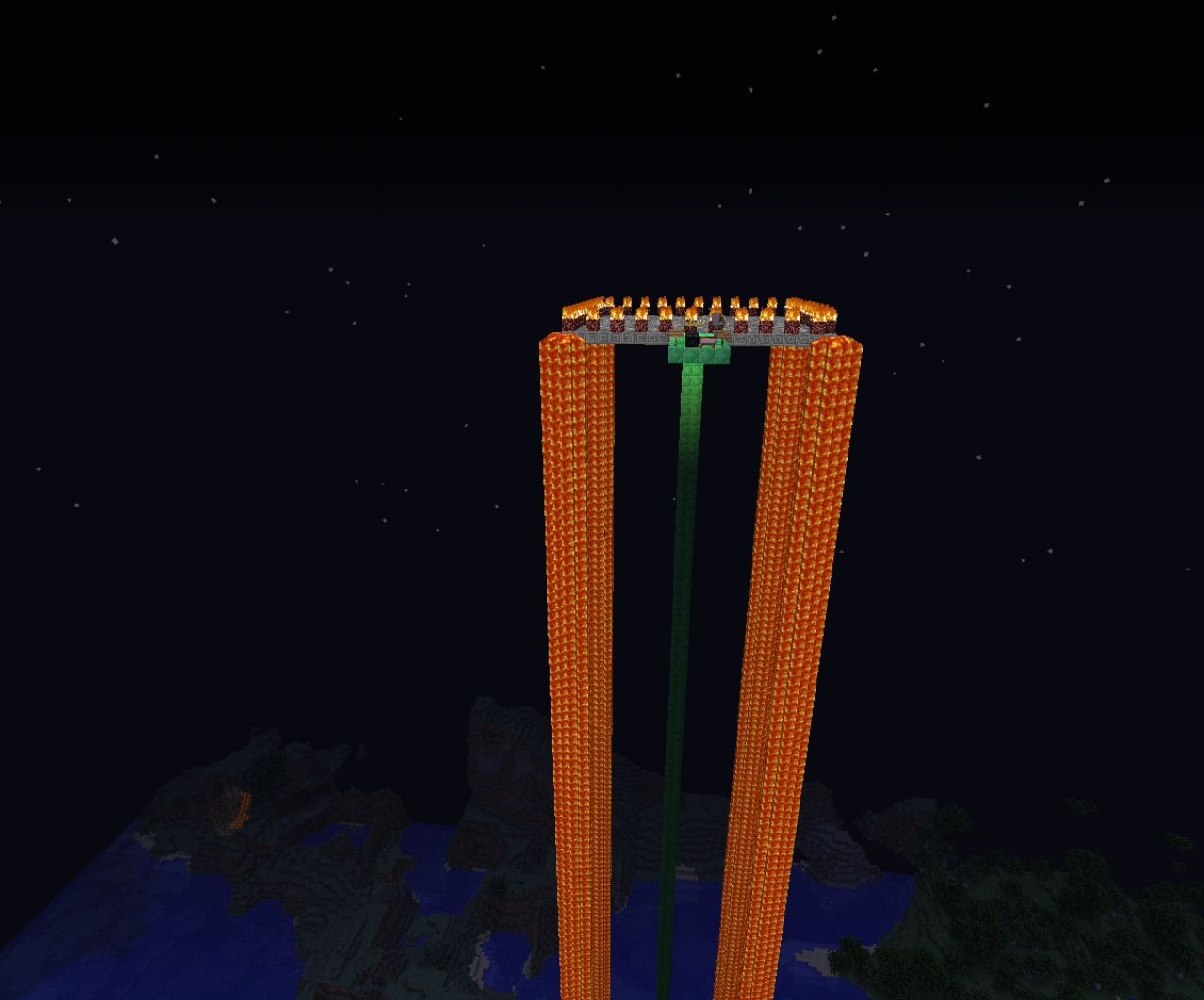 Minecraft high sky tower of mobs (sky limit contest) Minecraft Map