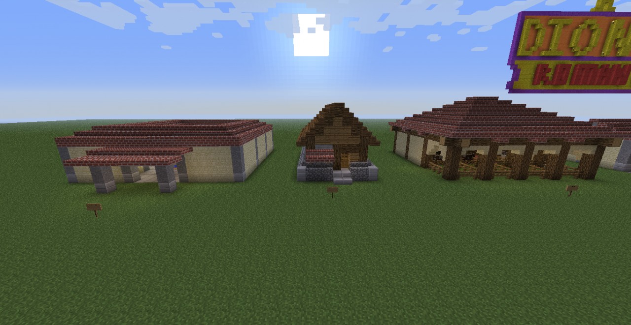 Roman building bundle Minecraft Map