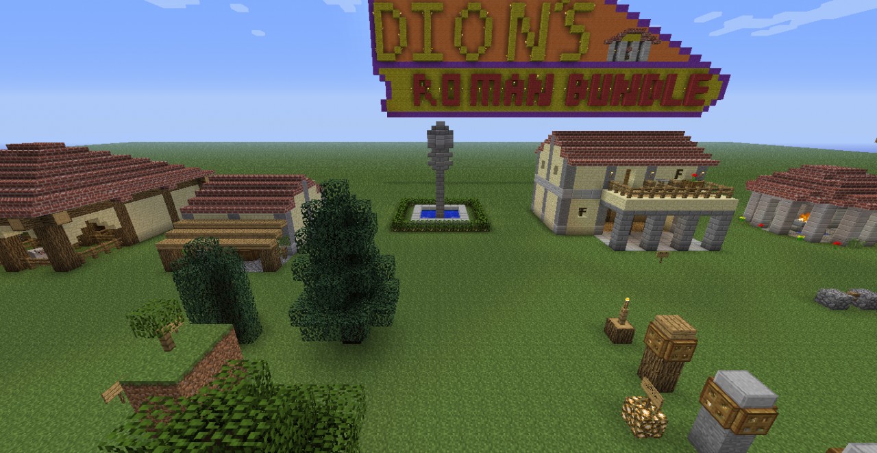 Roman building bundle Minecraft Map