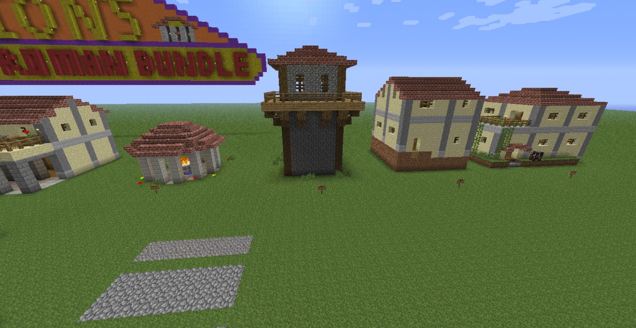 Roman building bundle Minecraft Map