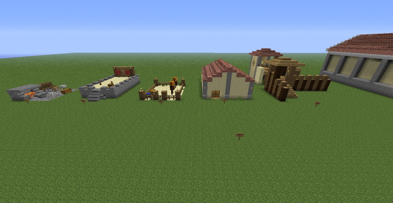 Roman building bundle Minecraft Map
