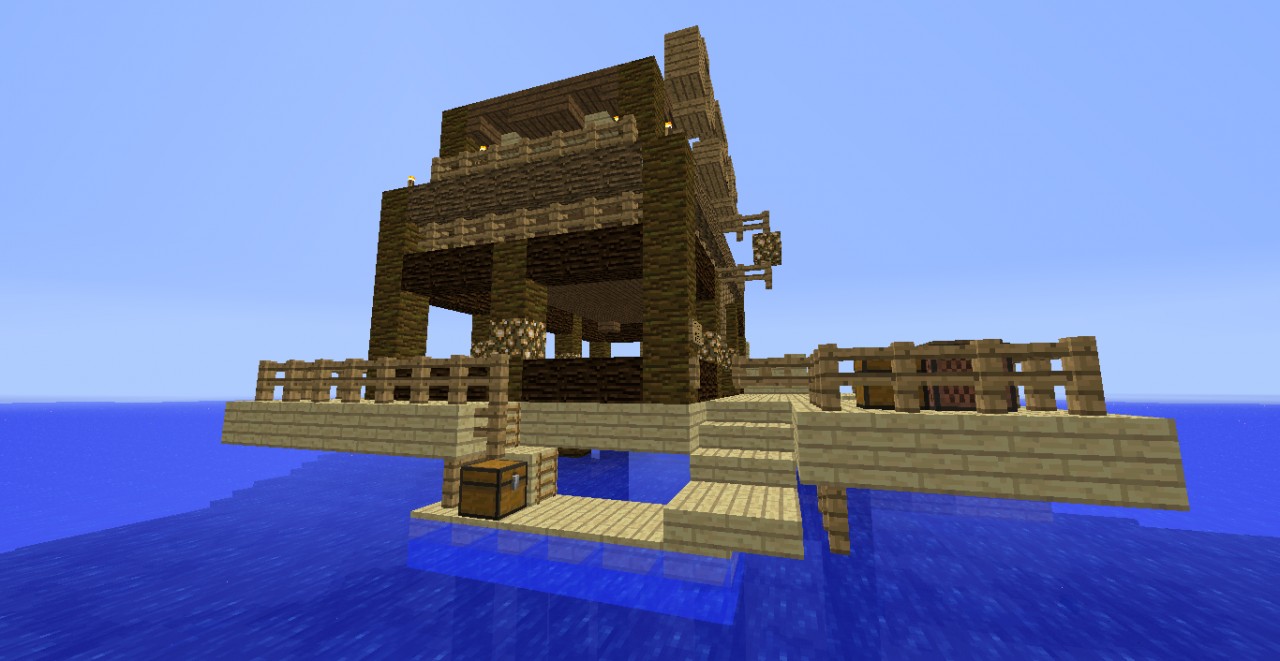 OZR Restaurant - Sea platform Minecraft Map