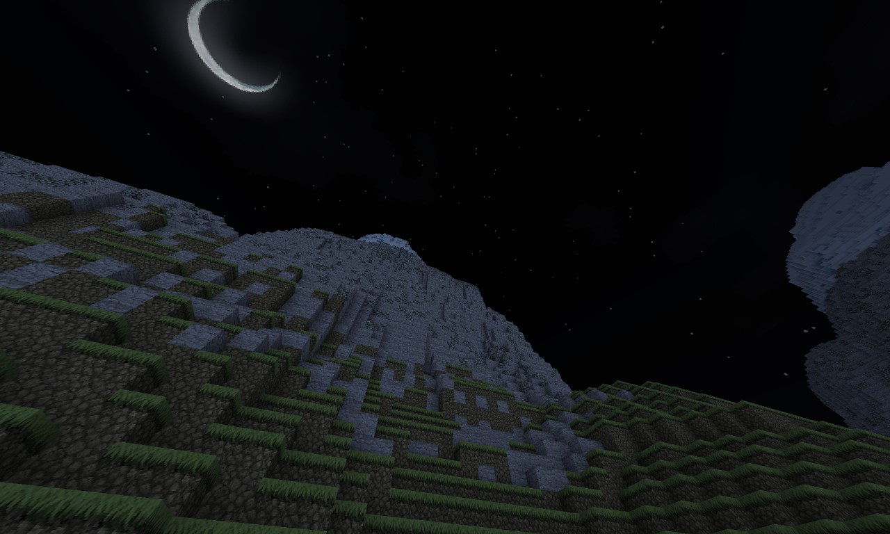 Three Huge Mountains Minecraft Map