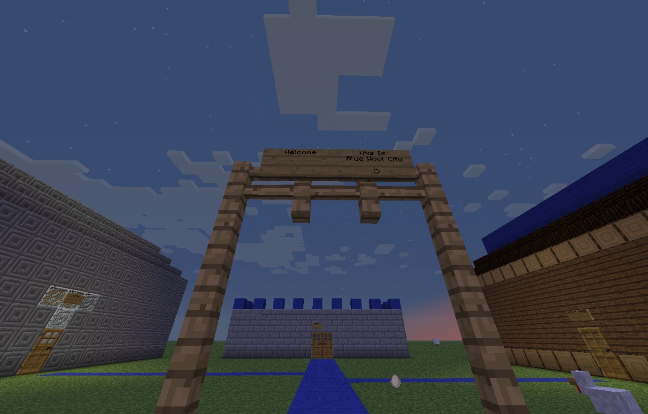 Blue Wool City Minecraft Map