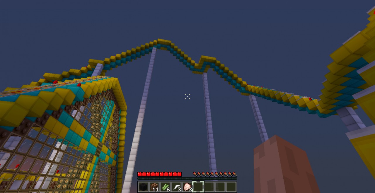 roller coaster Minecraft Map