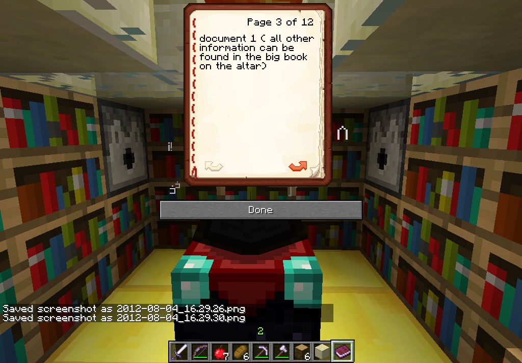the book of knowledge Minecraft Map