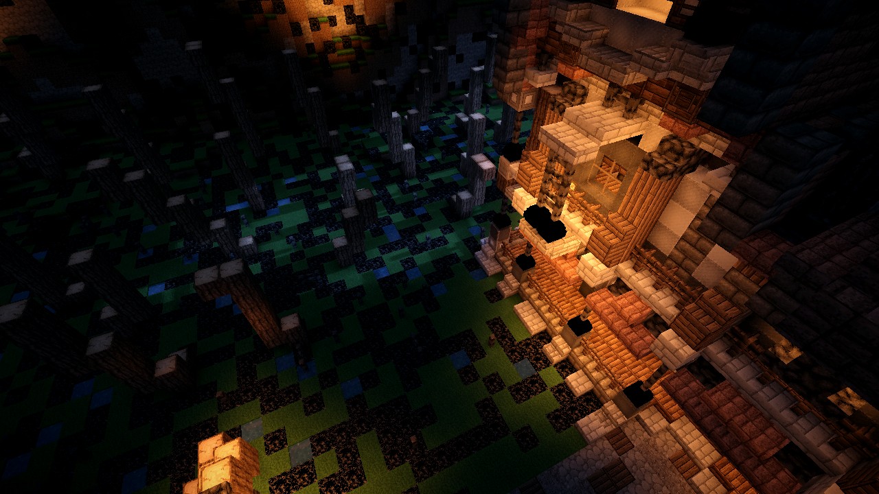 Fantasy Mansion [Custom Terrain || Download] Minecraft Map